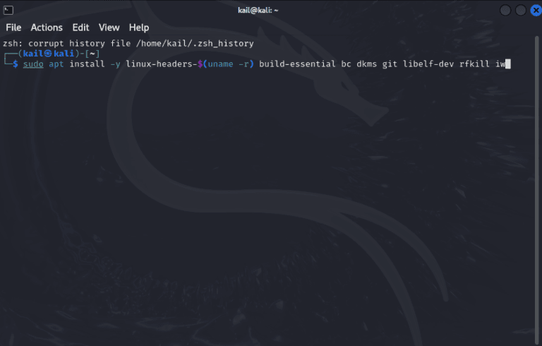 How to install ALFA AWUS036ACS driver in Kali Linux - os73